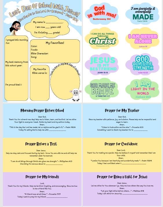 Start the School Year With Jesus | Christian First & Last Day of School ...