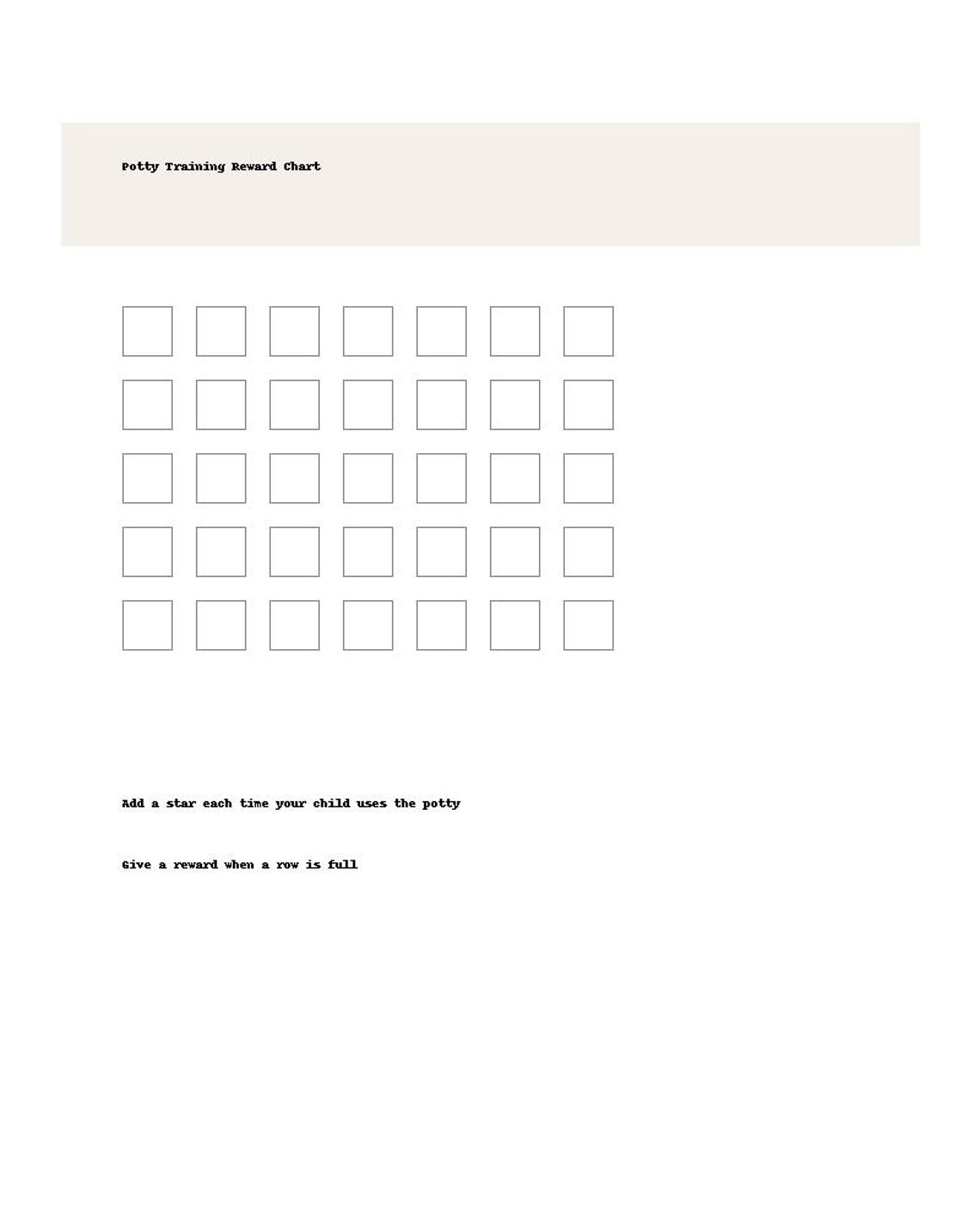 Potty Training Reward Chart Printable | Toddler Sticker Chart | Kids ...