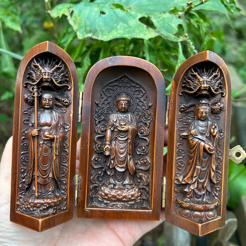 Buddha Statue Wood - Etsy