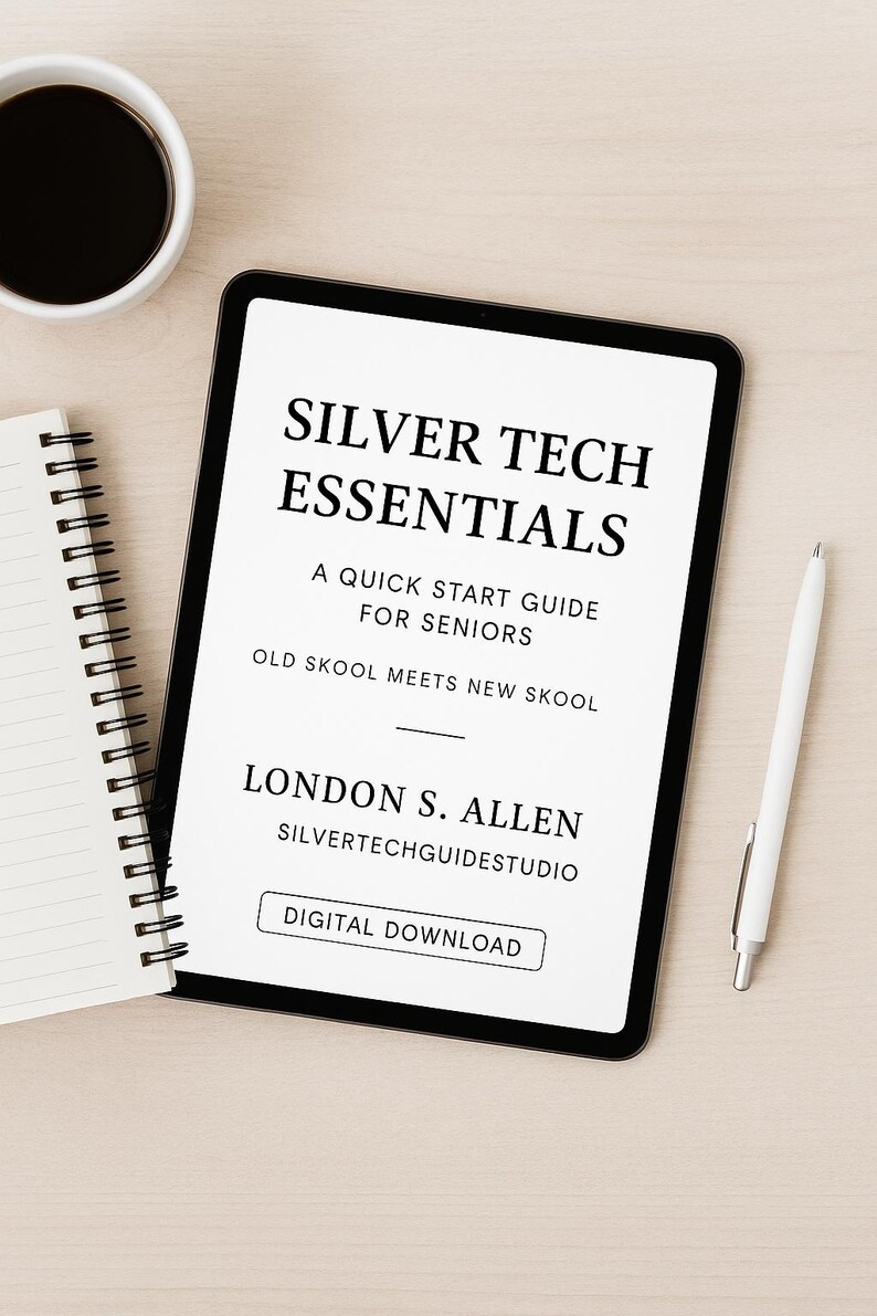 Tech Guide for Seniors | AI, Smart Devices, Digital Tools (printable ...