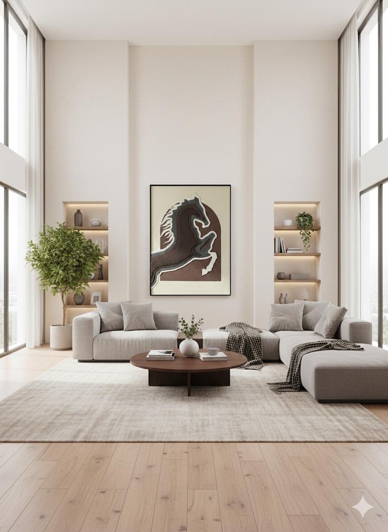 Silhouette of Power: Emphasizes the String, Rearing Pose - Etsy Canada