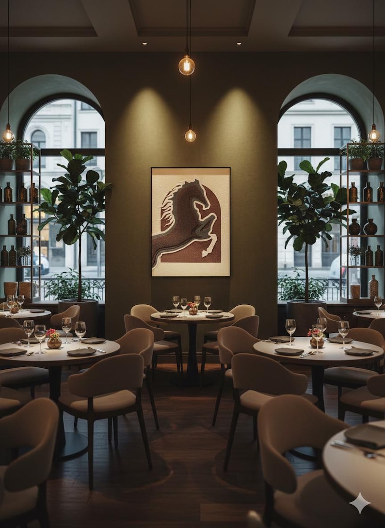 Silhouette of Power: Emphasizes the String, Rearing Pose - Etsy Canada