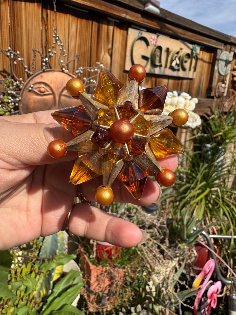 Vintage RARE R Mandle Brooch Stunning Star Shaped Signed Mandle - Etsy