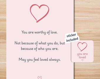 Encouragement Card With Uplifting Message: You Are Wise | 5x7 Flat ...