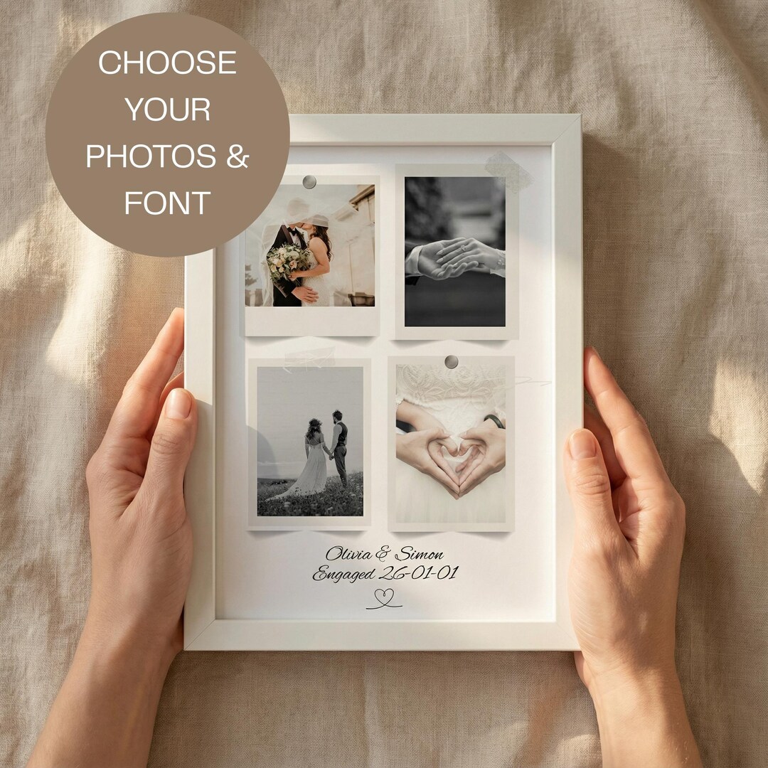 Choose Your Custom Engagement Gift, Wedding Gifts for Him, Her ...