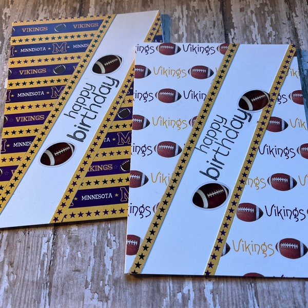 Vikings Happy Birthday Card - Etsy