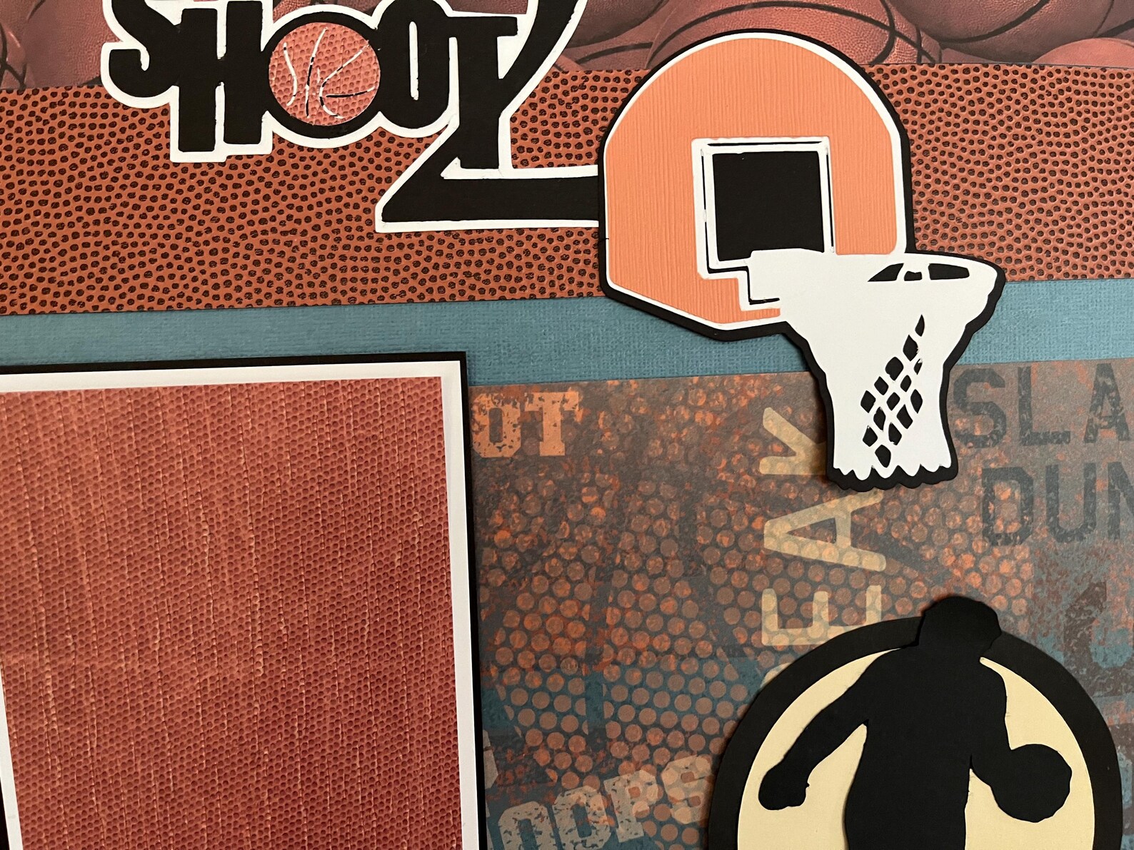 Basketball Layout, Basketball Gender Neutral Player Gift, 1 Page 12 X ...
