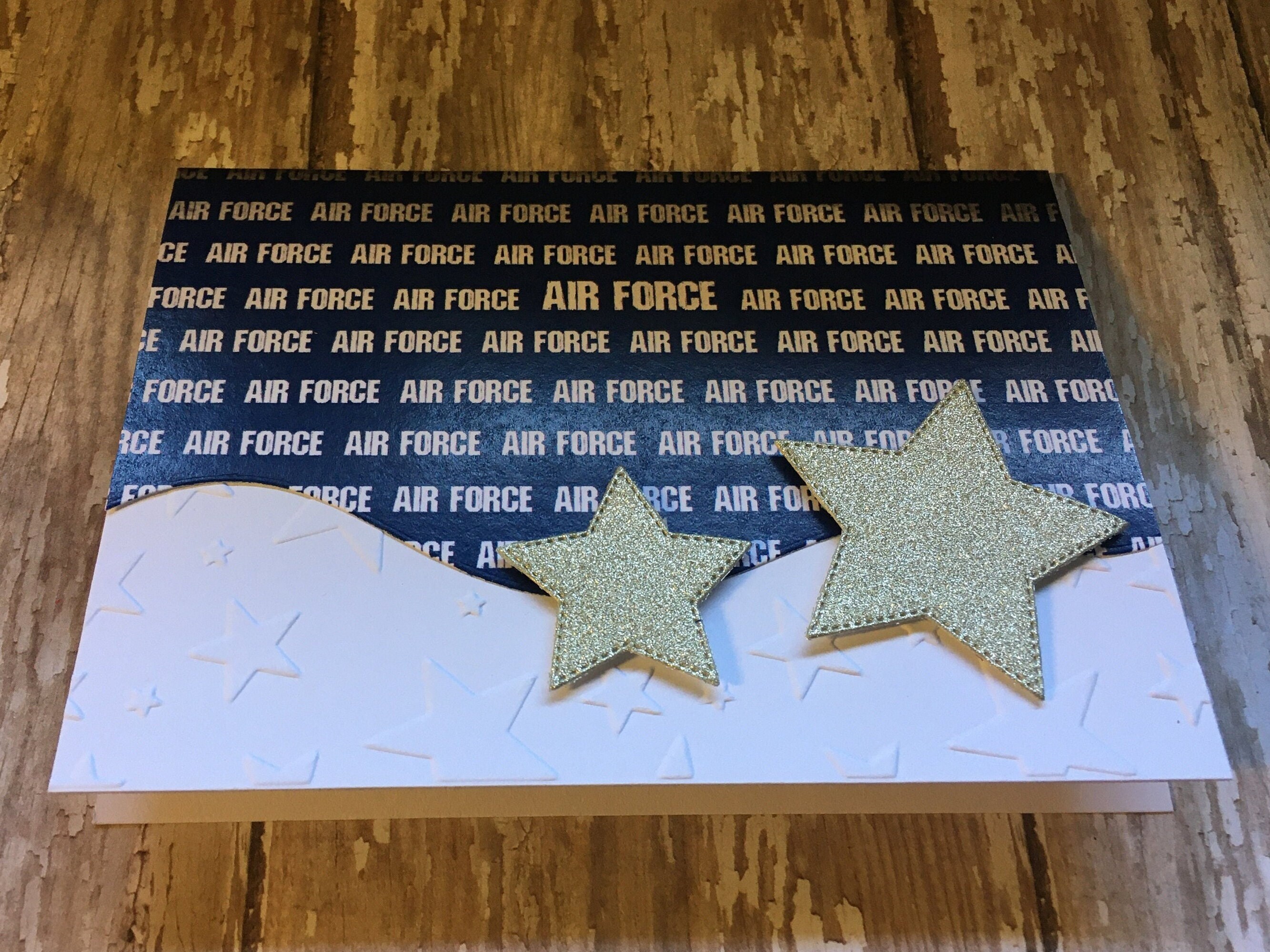 Handmade US Air Force Card Set: Graduation, Birthday, Thank You - Etsy