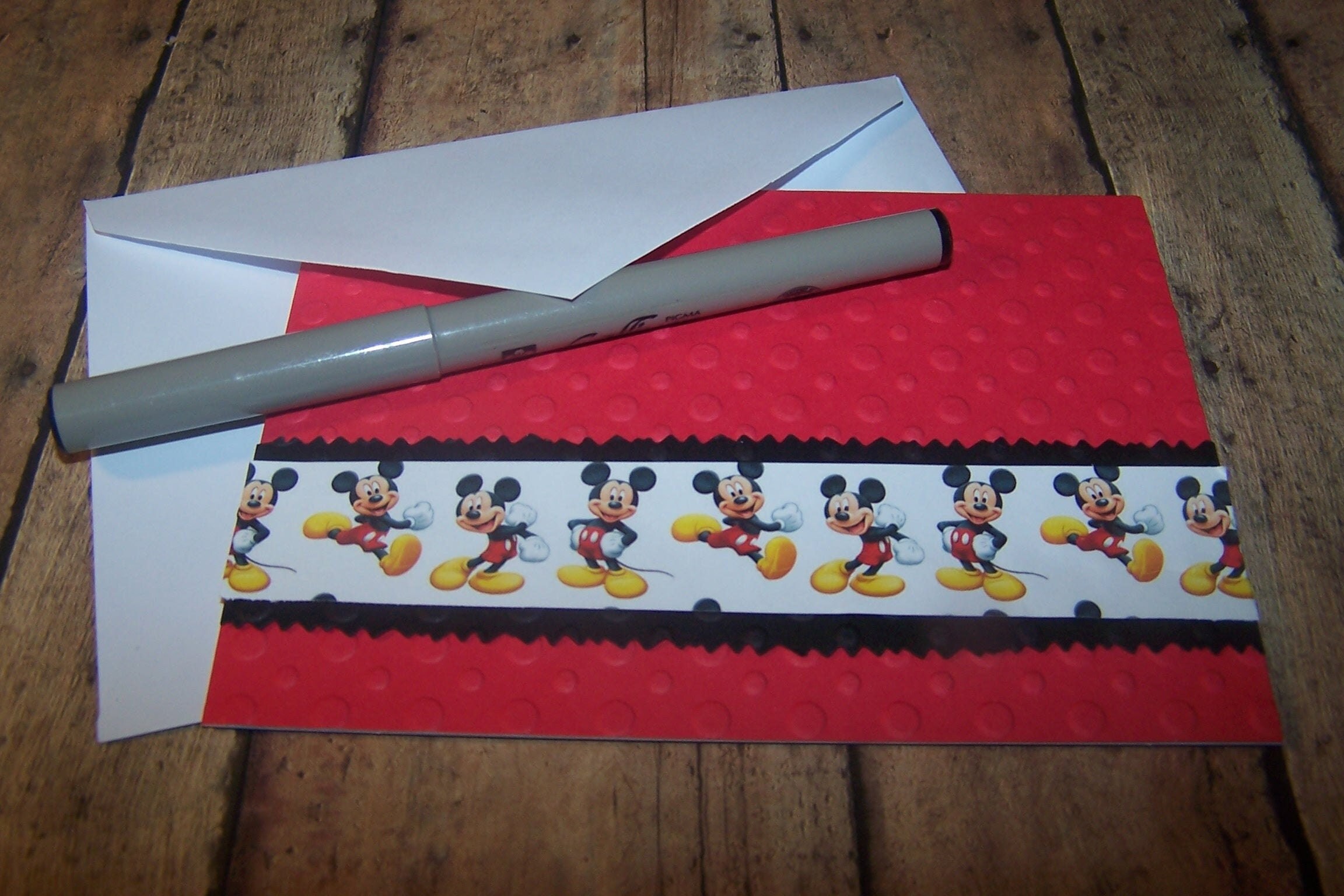 Mickey Mouse cartes avec enveloppes. Disney fait main - Etsy France
