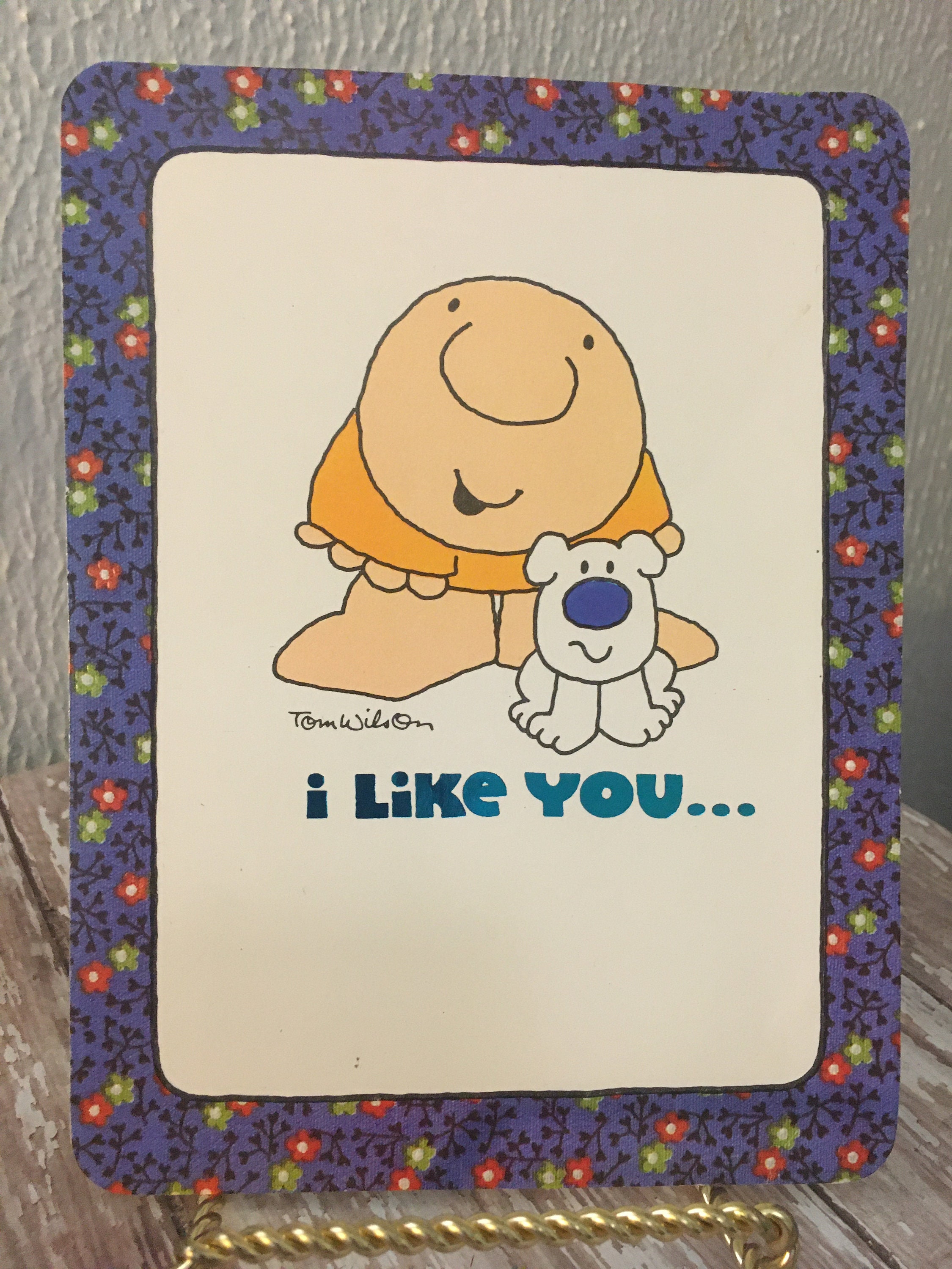 Vintage Paper Ephemera, Ziggy, Cartoon Character Tom Wilson Greeting ...