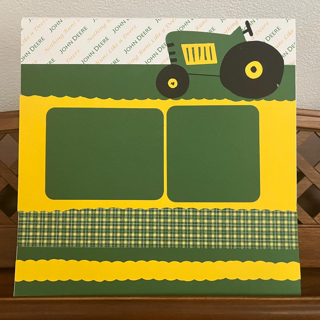 John Deere 12x12 Premade Layout Holds 2 Pictures. Future Farmer ...