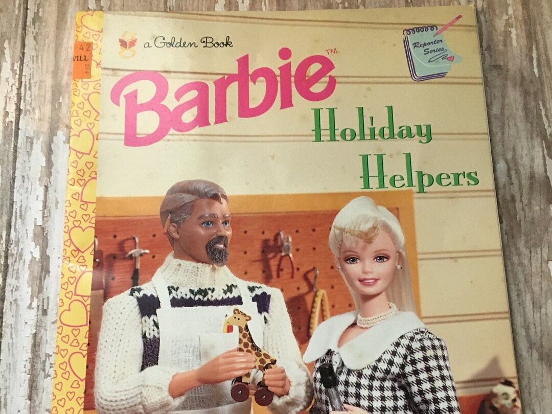 Barbie Book, A Golden Book, 1st Edition, Holiday Helpers From the ...