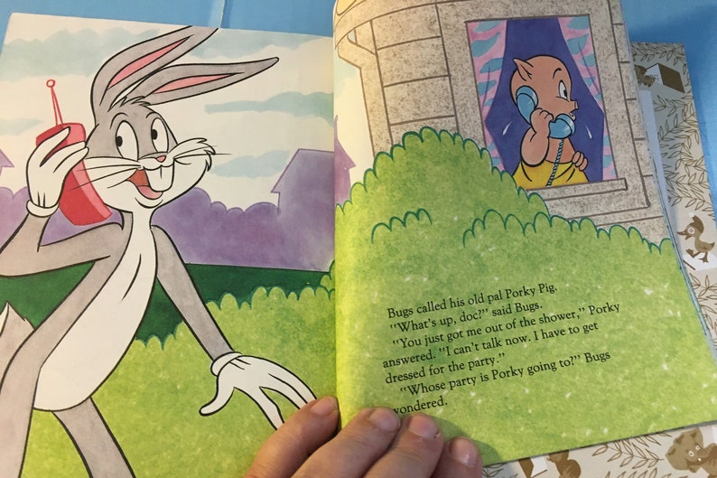 Bugs Bunny Calling A Little Golden Book. Vintage Bunny Book - Etsy