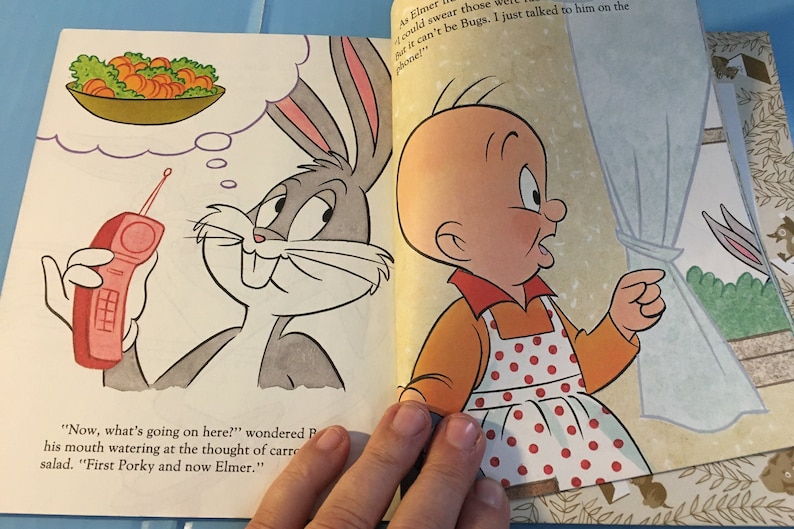 Bugs Bunny Calling A Little Golden Book. Vintage Bunny Book - Etsy