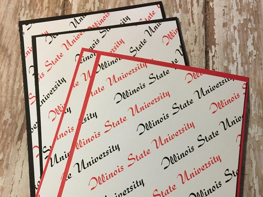 ISU Redbirds Professor, Teacher, Student Appreciation Note Cards. 2024 ...