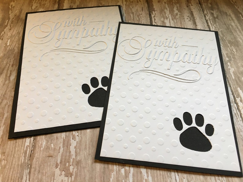 Sorry for Your Loss, With Sympathy Dog, Cat, Pet Loss Cards Handmade ...