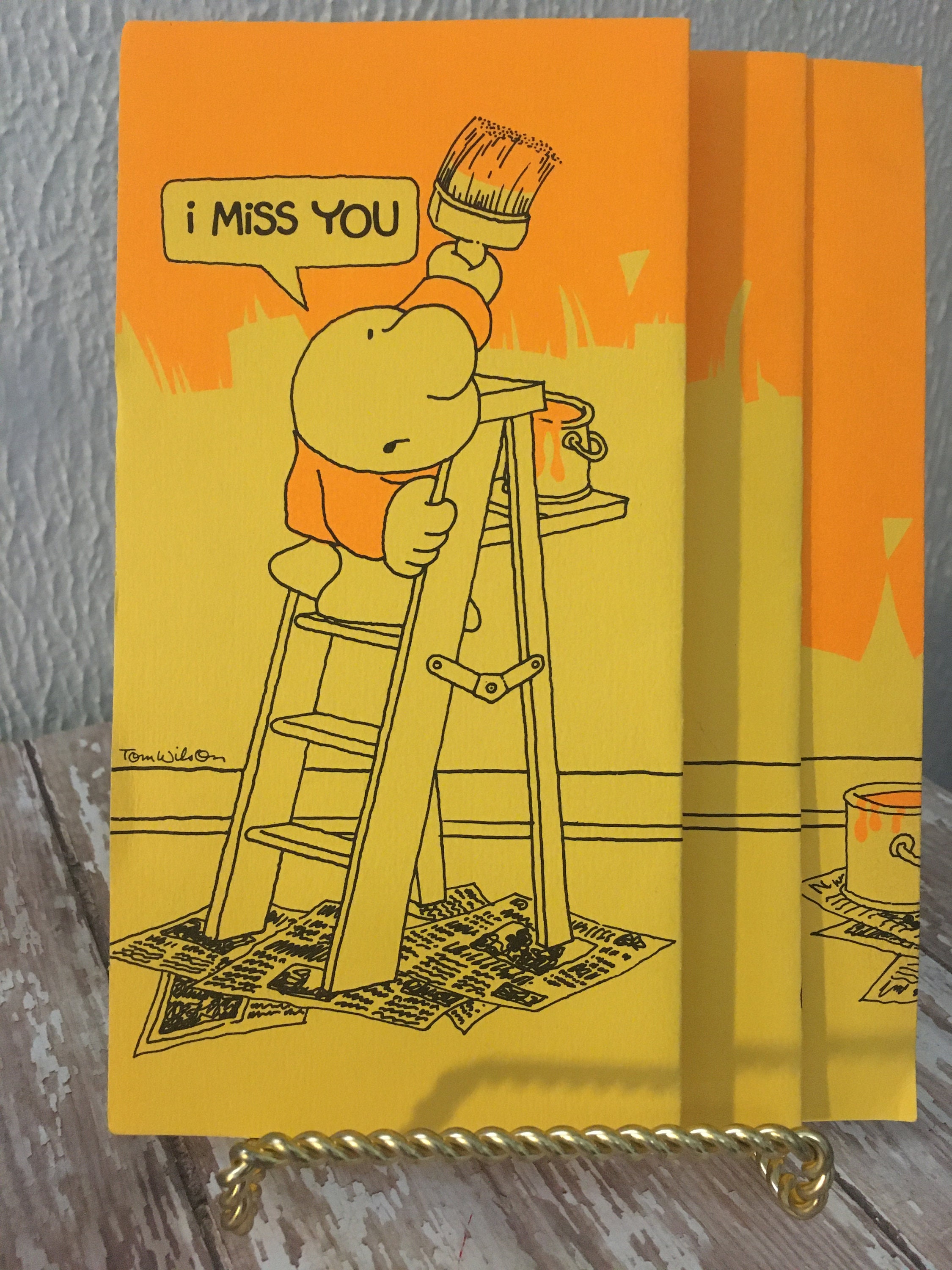 Vintage Paper Ephemera, Ziggy, Cartoon Character Tom Wilson Greeting ...