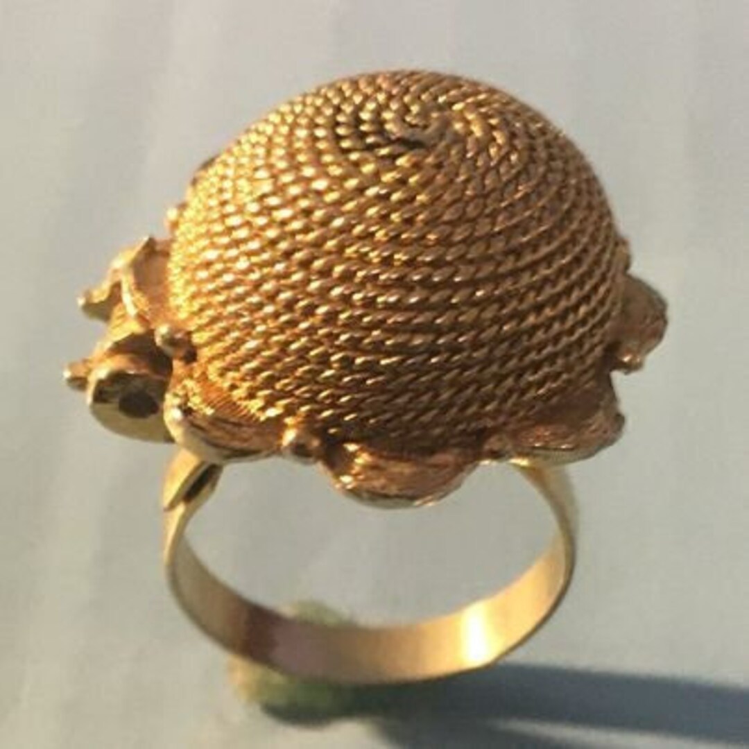 Vintage Poison Ring, Openable, Secret Compartment, Adjustable Band ...