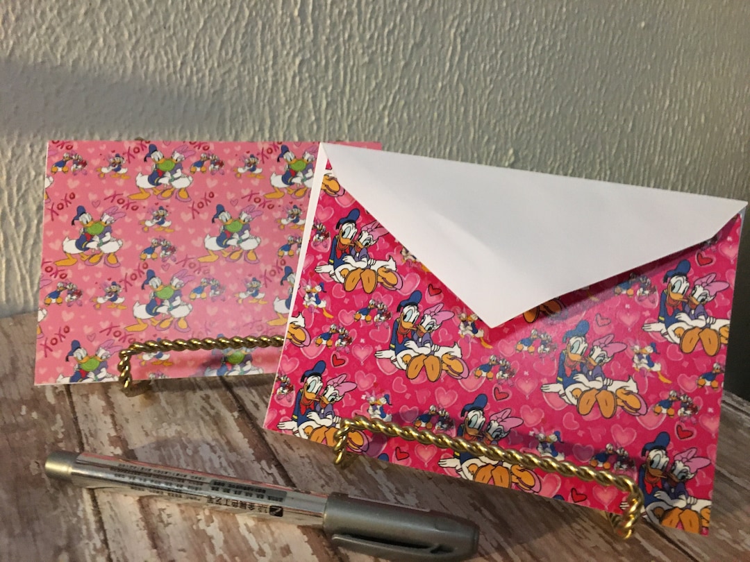 Donald and Daisy Duck Valentines, for Kids or Adults, Assorted Handmade ...