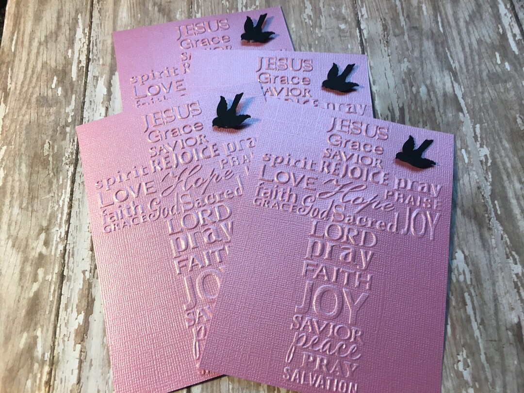 Christian Religious Handmade, Blank, Inspirational/encouragement Note ...