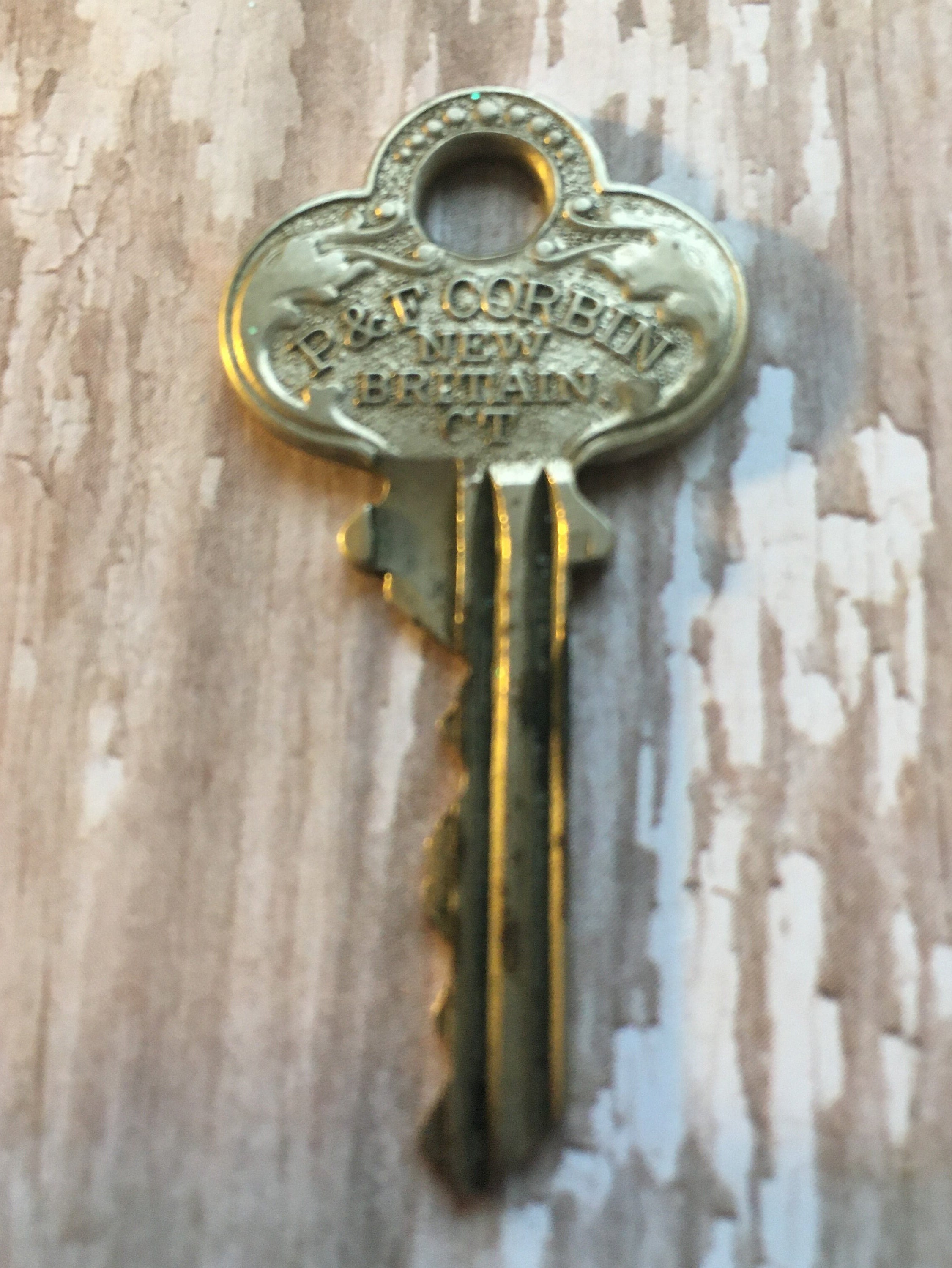 Collectible 1930s Antique Gift Corbin Key. Nickel Plated - Etsy