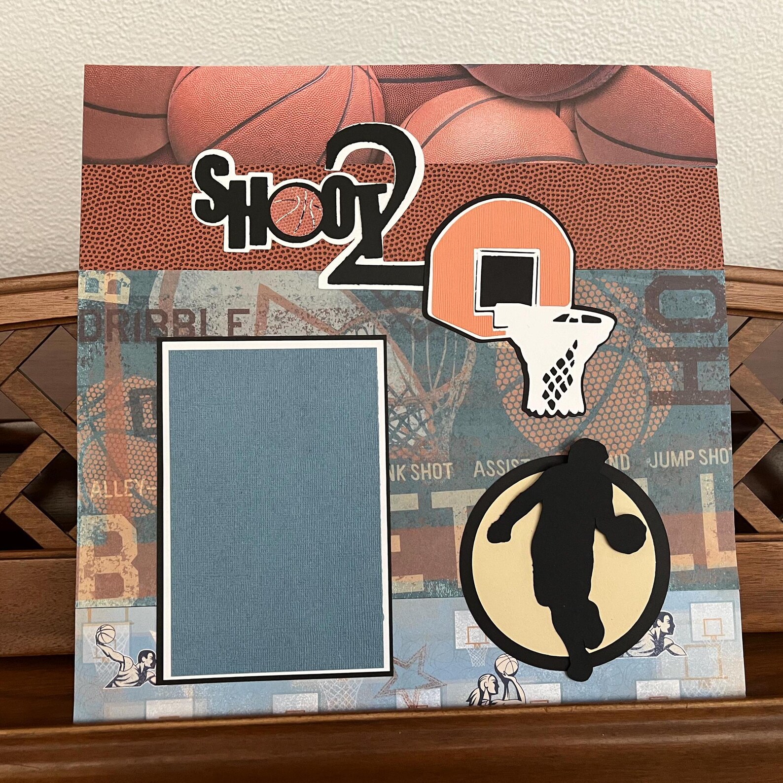 Basketball Layout, Basketball Gender Neutral Player Gift, 1 Page 12 X ...