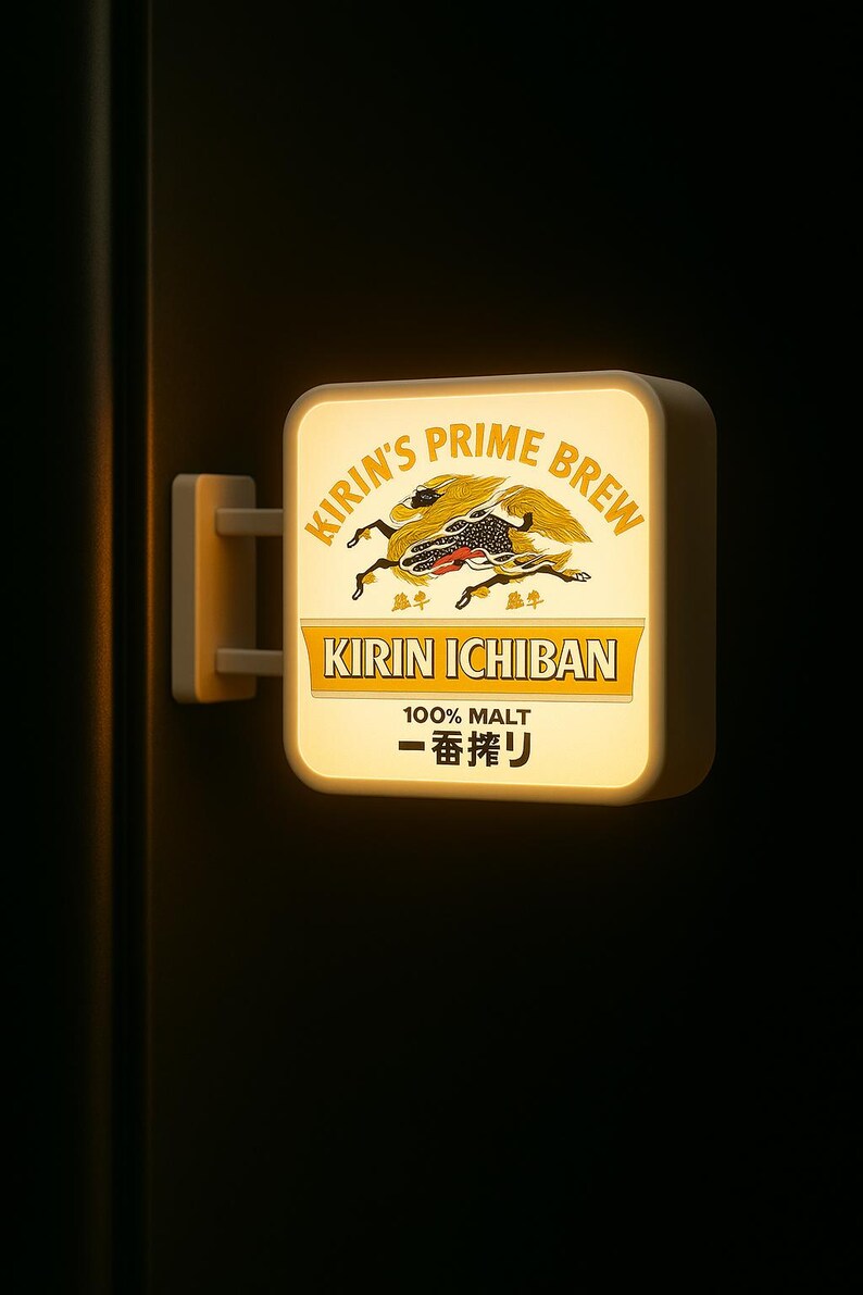 Asahi + Kirin Japan Beer LED Magnet Bundle - Etsy