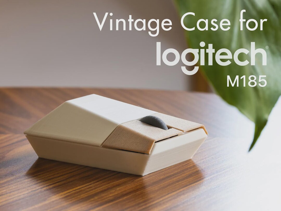 Retro Wireless Mouse - the DOS Mouse 3D Printed - Logitech M185 - Etsy