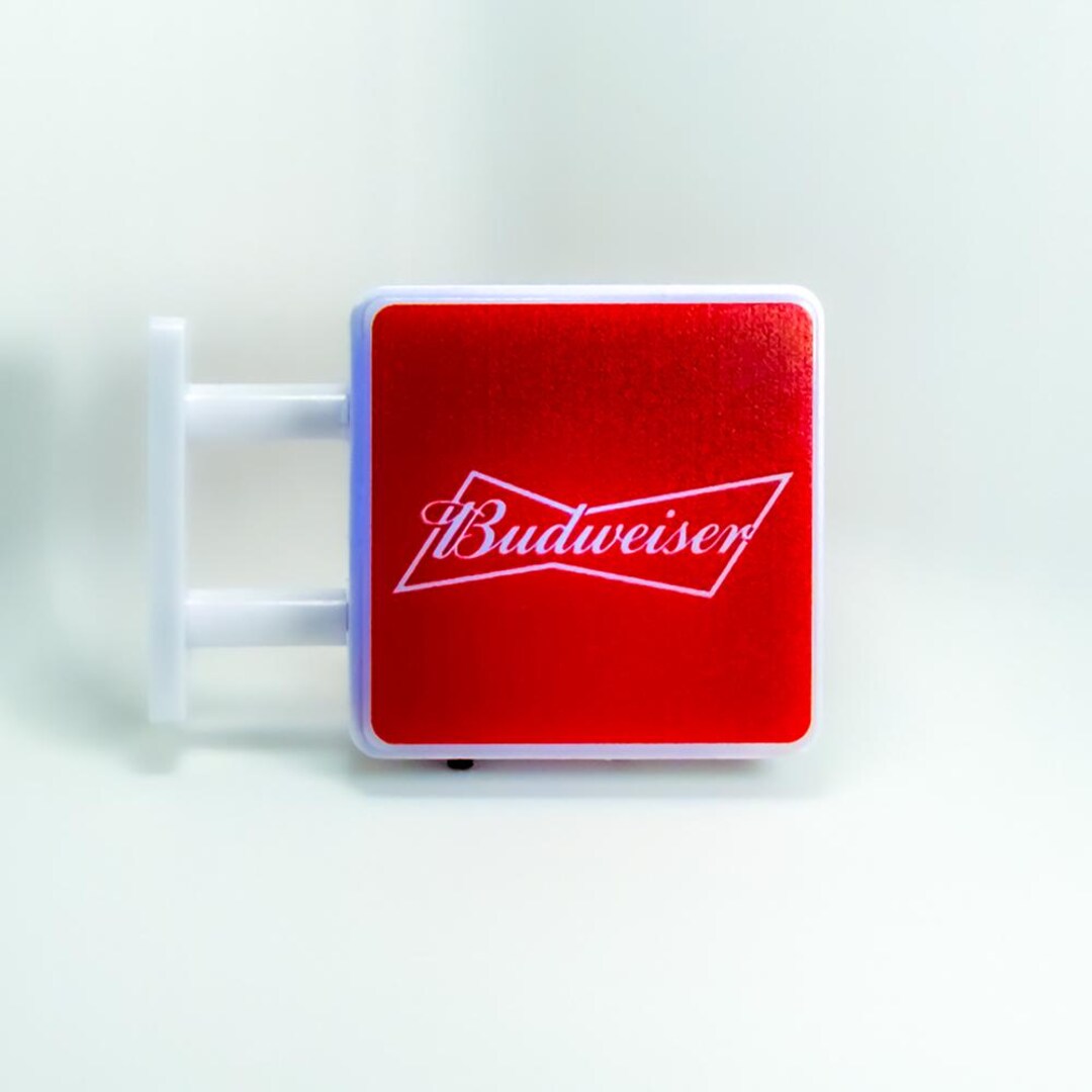 Budweiser LED Magnet – Classic Beer Sign Light | Vintage Bar Neon Mini ...