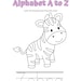 Animal ABC Coloring Pages: A-Z Alphabet Learning Activity (printable ...