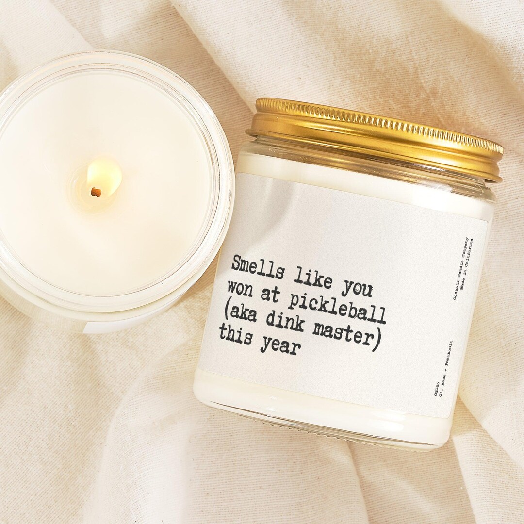 Pickleball Champion Candle Dink Master Winner Achievement Gift ...