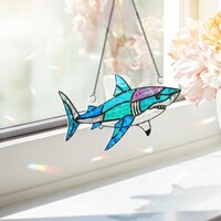 Shark Acrylic Window Hanging: Ocean Home Decor - Etsy