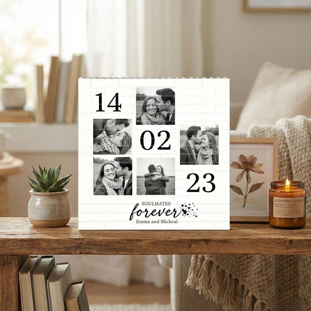 Personalized Building Block Gift: Custom Name Keepsake, Anniversary ...