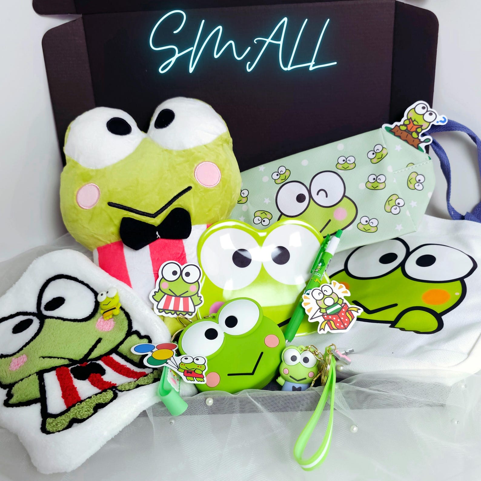 Keroppi Personalized Mystery Box, Adorable Kawaii Green Frog Plushies ...
