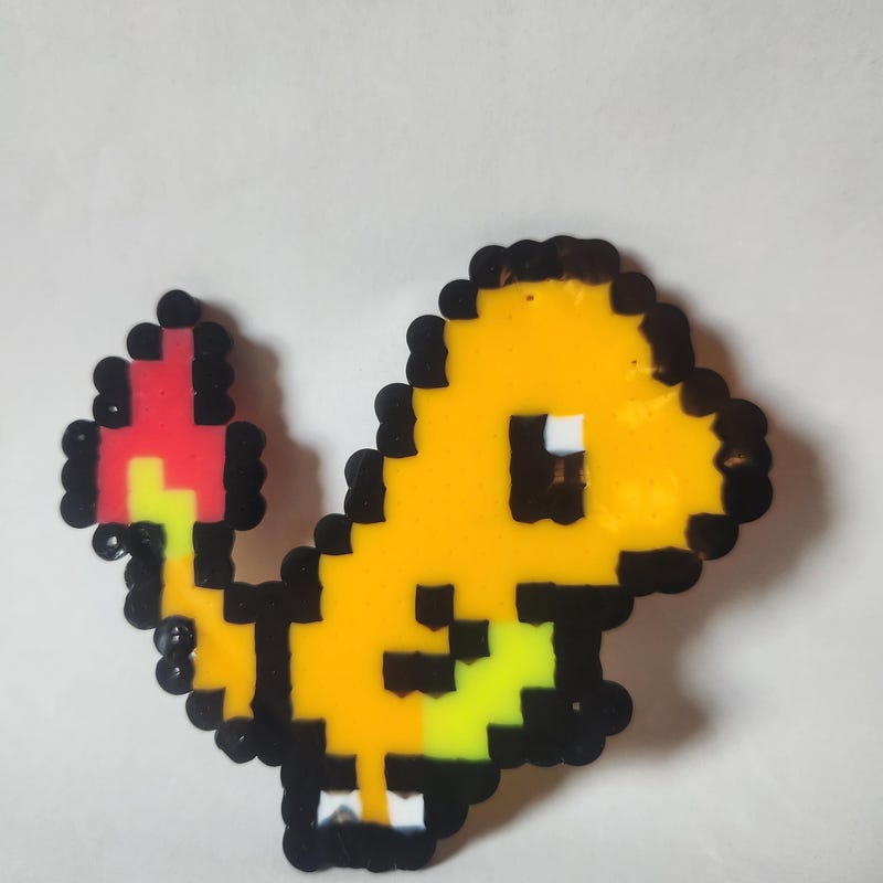 Charmander Pixel Art - Etsy