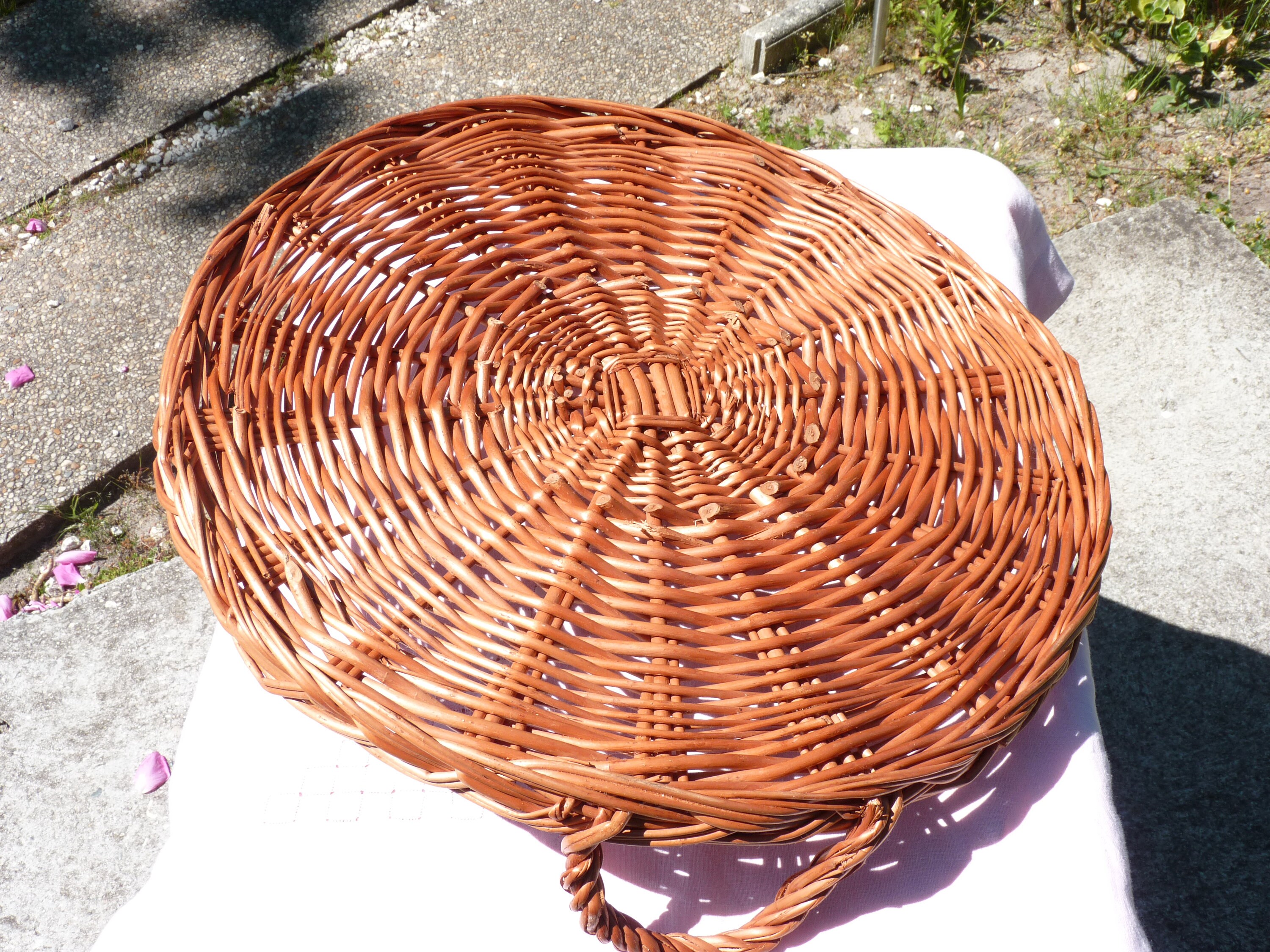 15 Vintage Round Wicker Rattan Tray Rustic Decor - Etsy