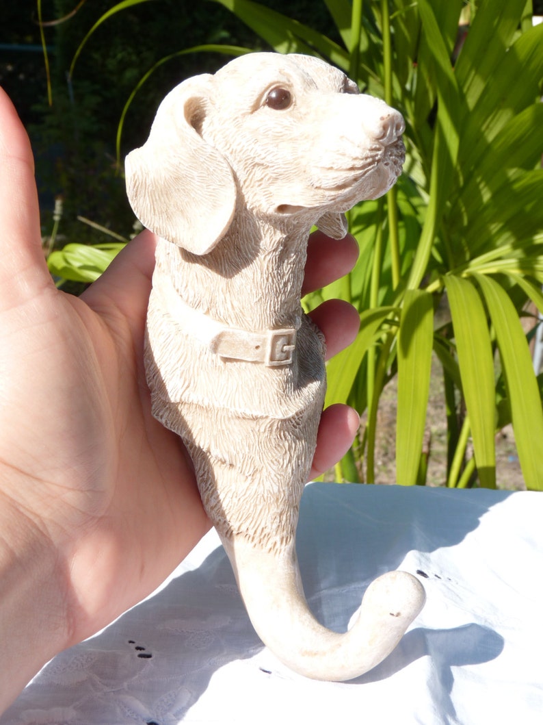 Vintage Resin Labrador Dog Coat Hook Beautifully Detailed - Etsy