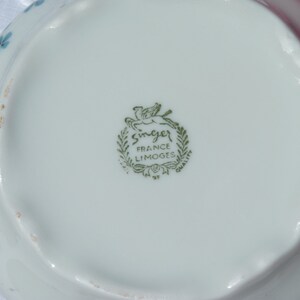 Lovely Limoges Porcelain Box Singer Limoges France Blooming Bleu Flower ...