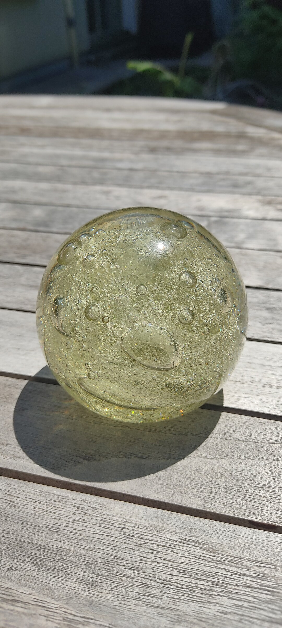 Presse-papiers vintage avec sphères en verre bullé Décoration d ...