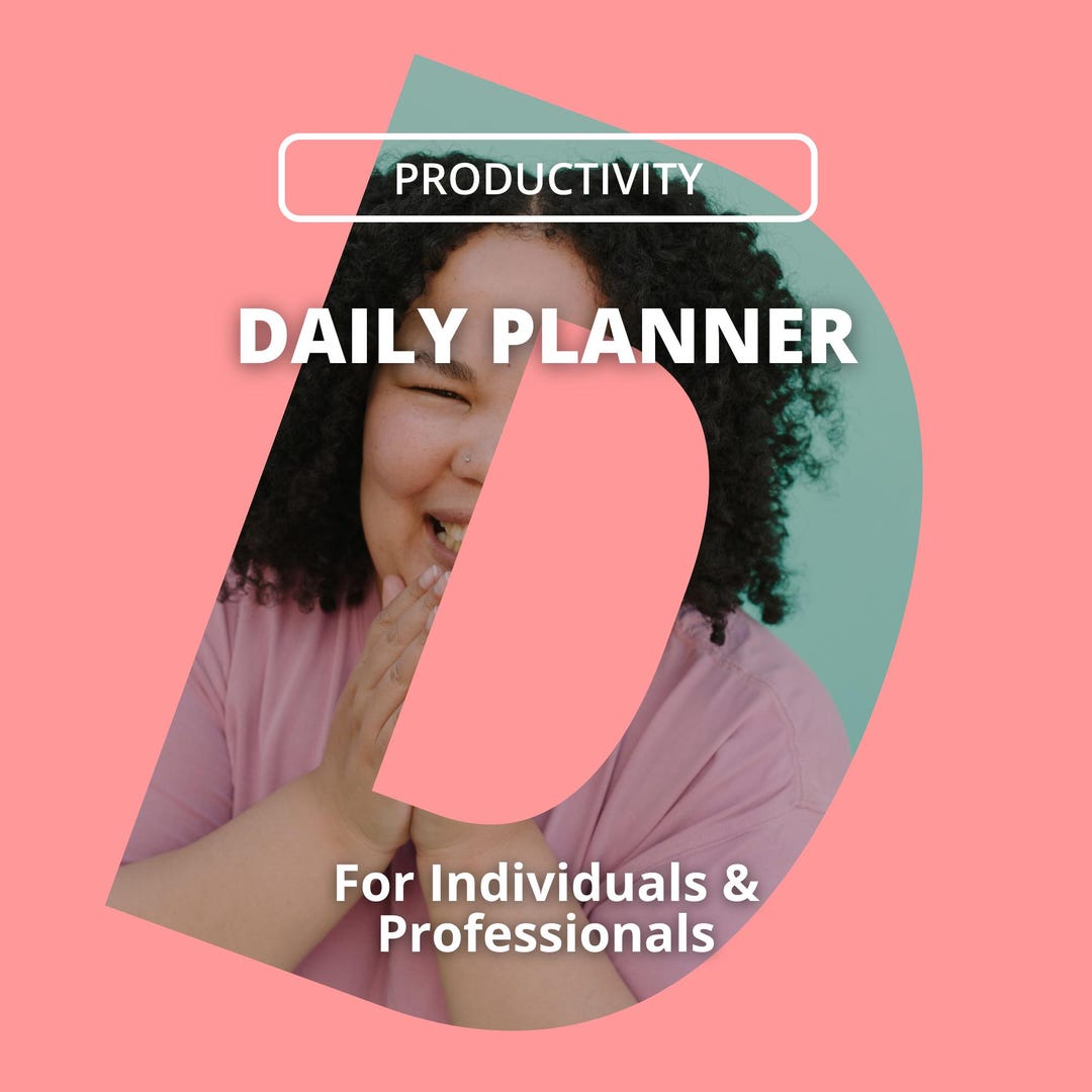 Daily Planner Printable Template | Time Management & Reflection ...