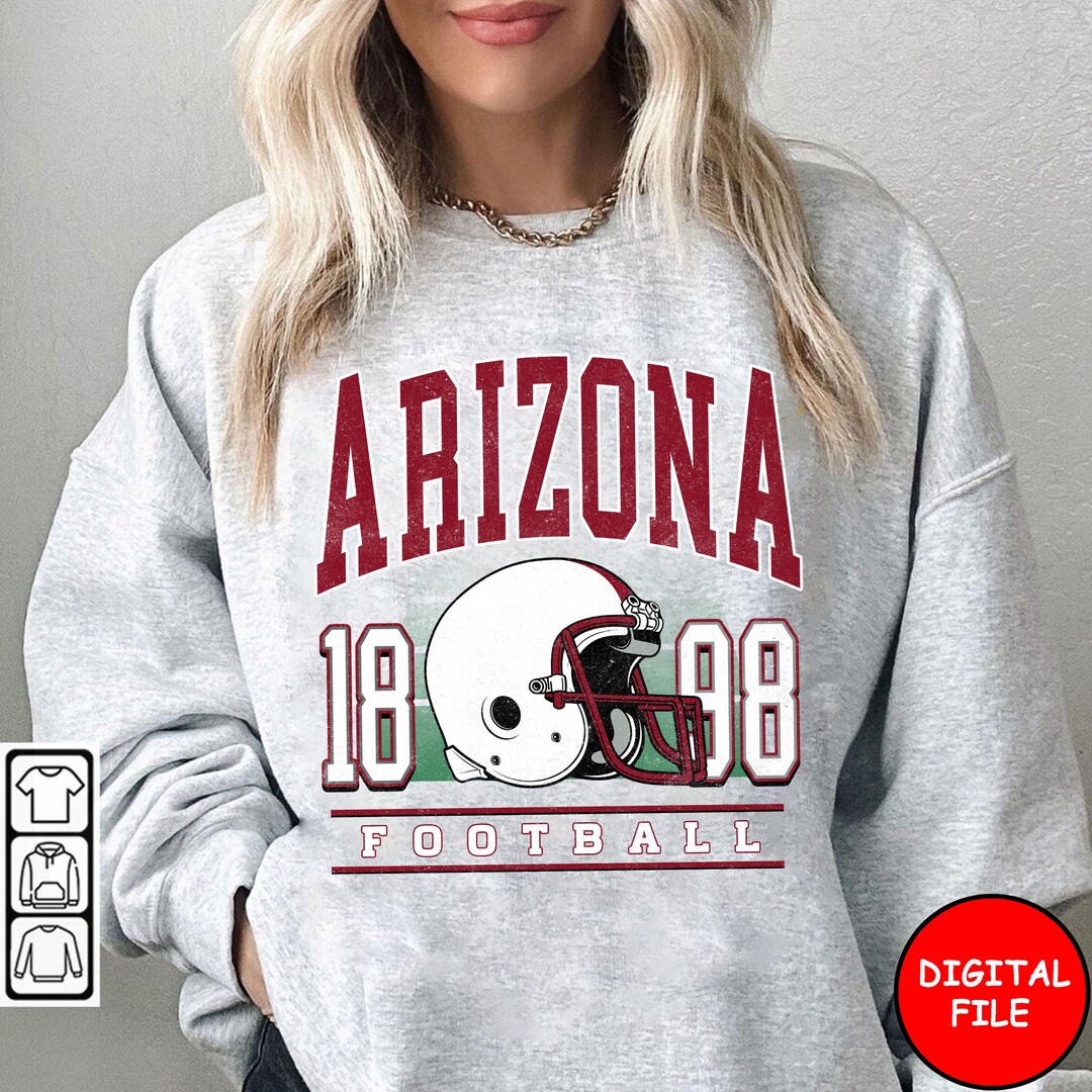 Vintage Arizona Football 1898 PNG, Retro Helmet Design, Distressed ...