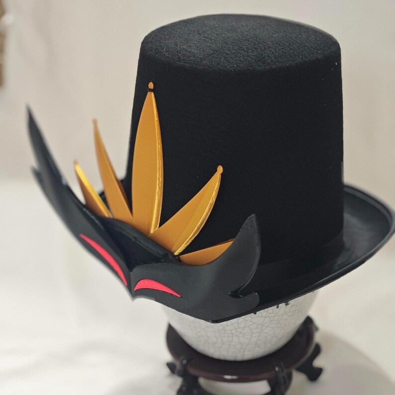 Helluva Boss Stolas Cosplay Hat Props,handmade Props,replica of Anime ...