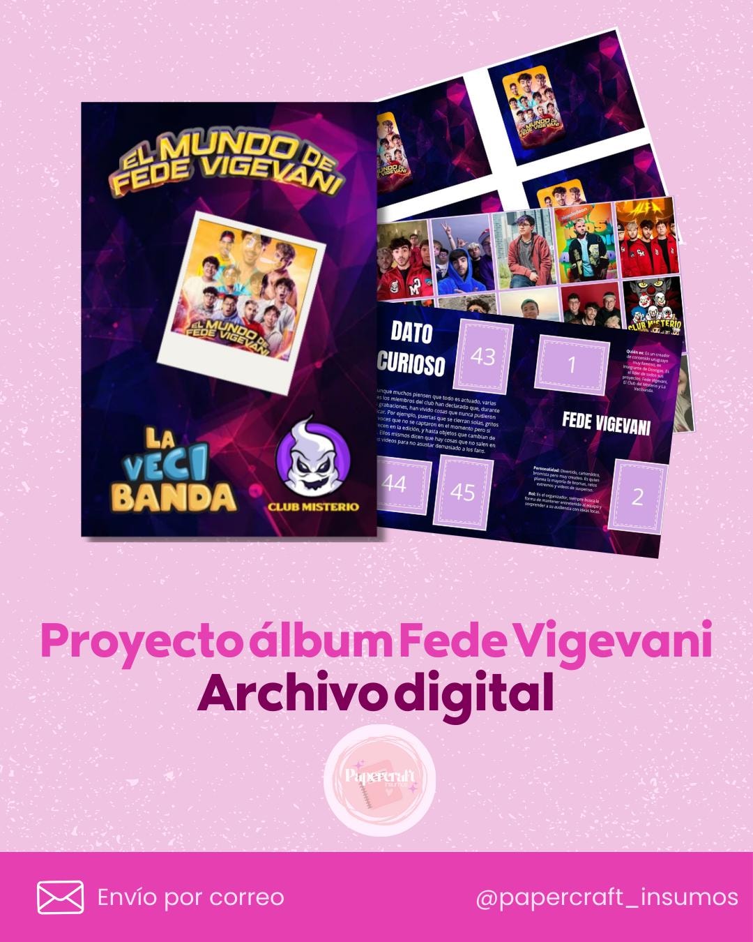 Álbum Fede Vigevani - Etsy México