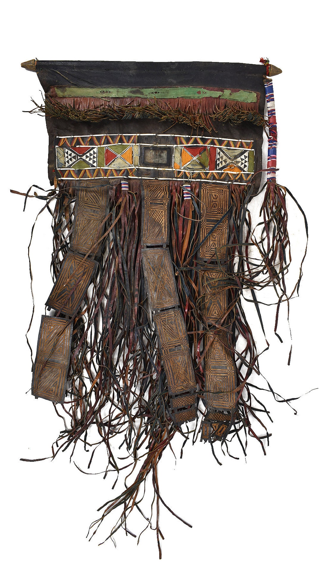 Tuareg Fringed Leather Tent Panel Tent Mali - Etsy