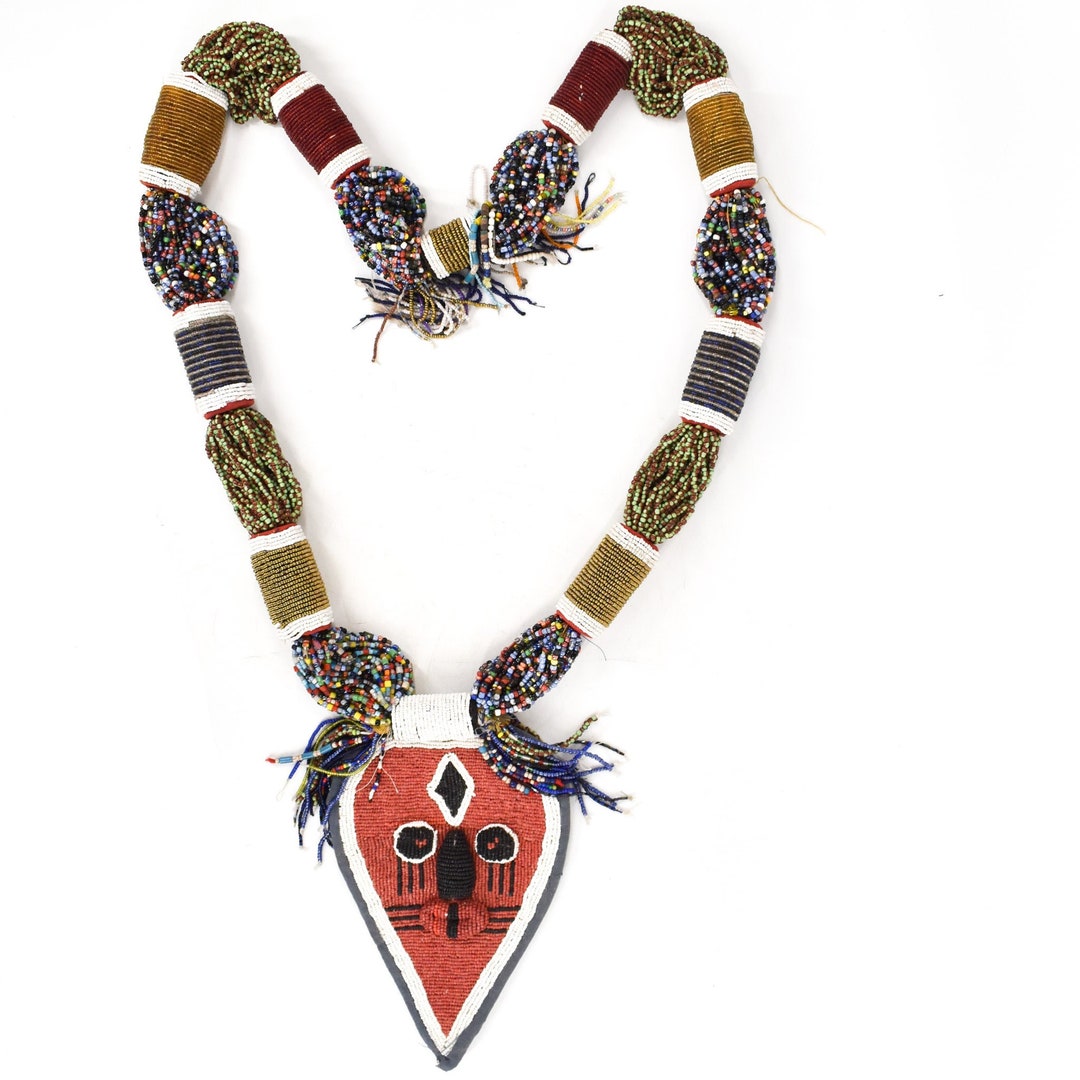 Yoruba Beaded King's Divination Necklace Odigba Ifa Nigeria - Etsy