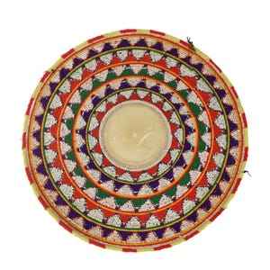 Fulani Flat Basket Mat Burkina Faso 17 Inch - Etsy