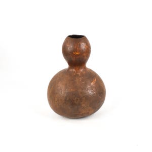 Calabash Gourd Container Brown Cameroon West African Art - Etsy