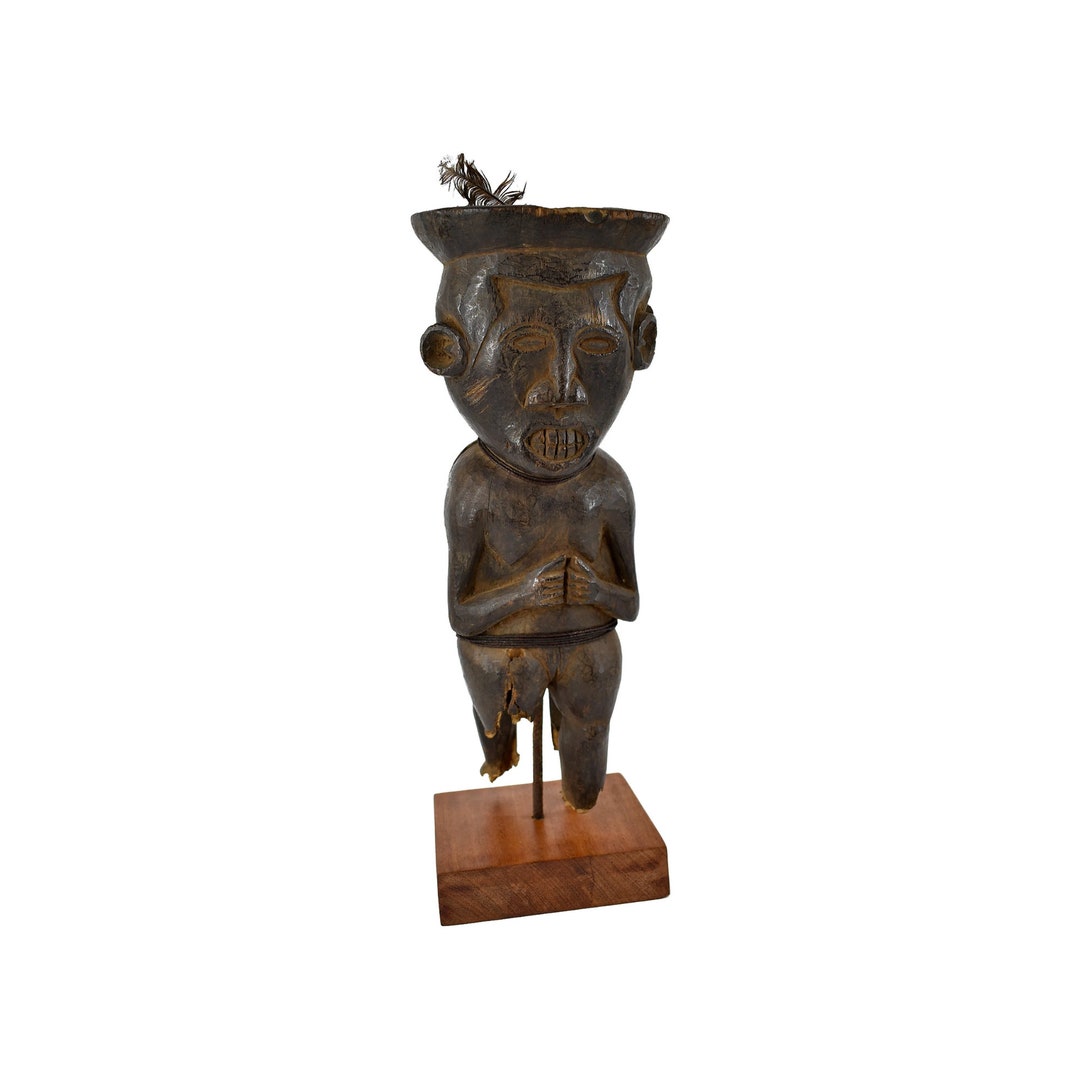 Bembe Standing Janus Figure on Custom Stand Congo - Etsy