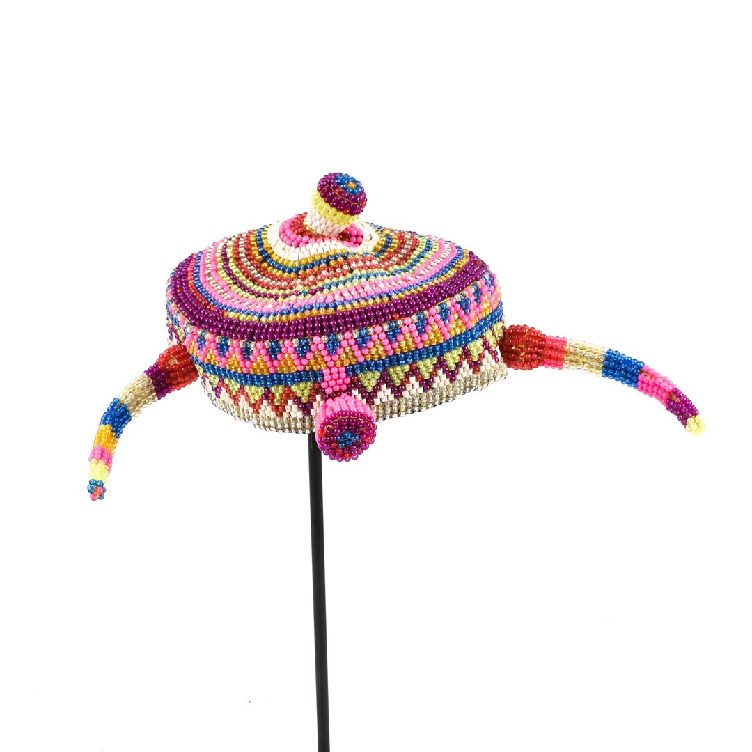 Pende Beaded Chief's Hat Congo - Etsy