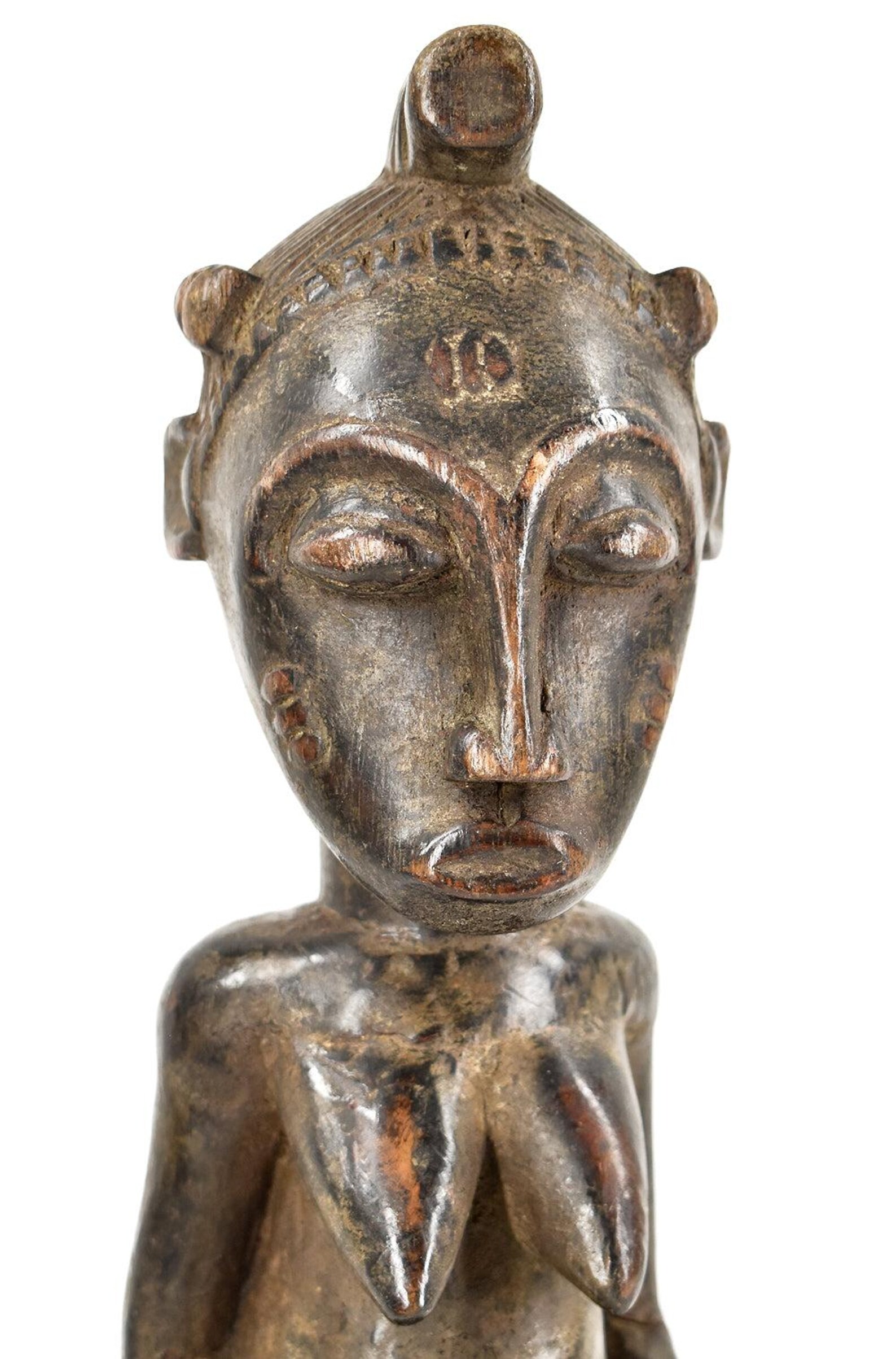 Baule Standing Female Figure Cote D'ivoire - Etsy